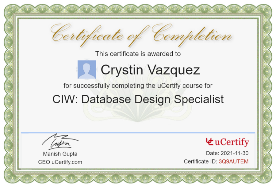 Crystin's Portfolio Website